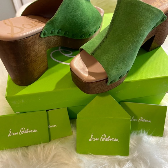 Sam Edelman | Shoes | Sam Edelman Show Stoppinglime Green Joselyn Mule ...